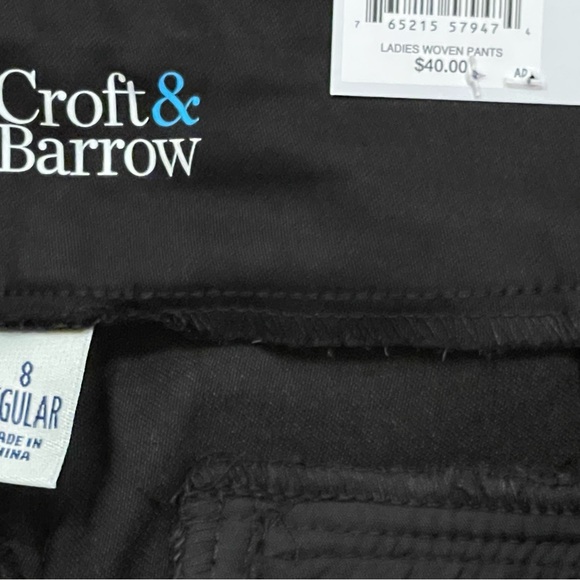 croft & barrow | Pants & Jumpsuits | Nwt Straight Leg Midrise Stretch ...
